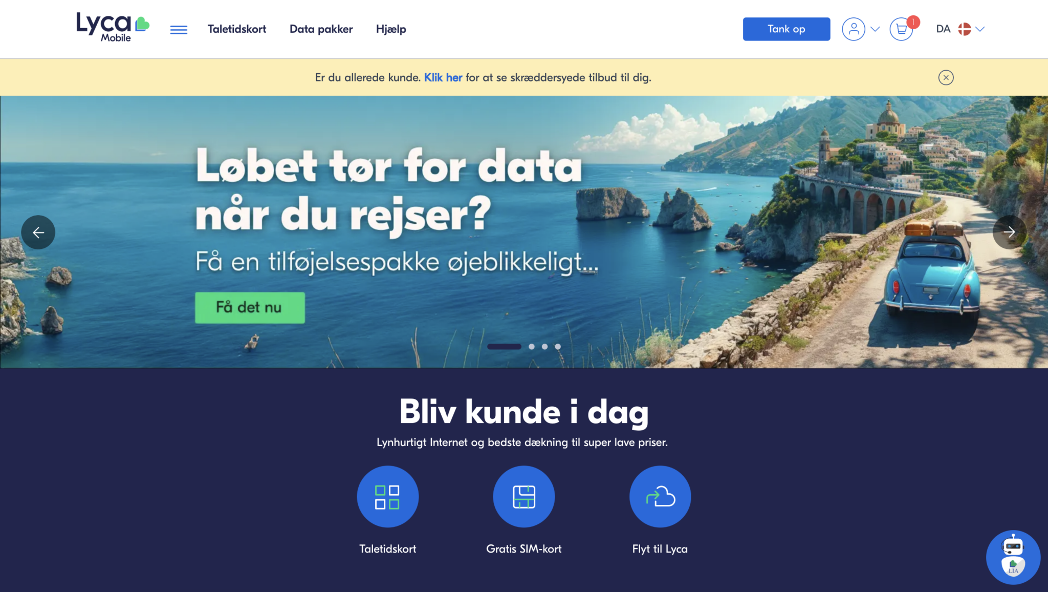 Lyca Mobile anmeldelse (2026) → Mobilabonnementer.dk